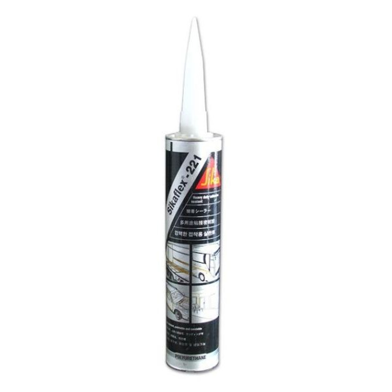 Sikaflex 221 Black Polyurethane Sealant 300ml - Diamond Industrial Supplies