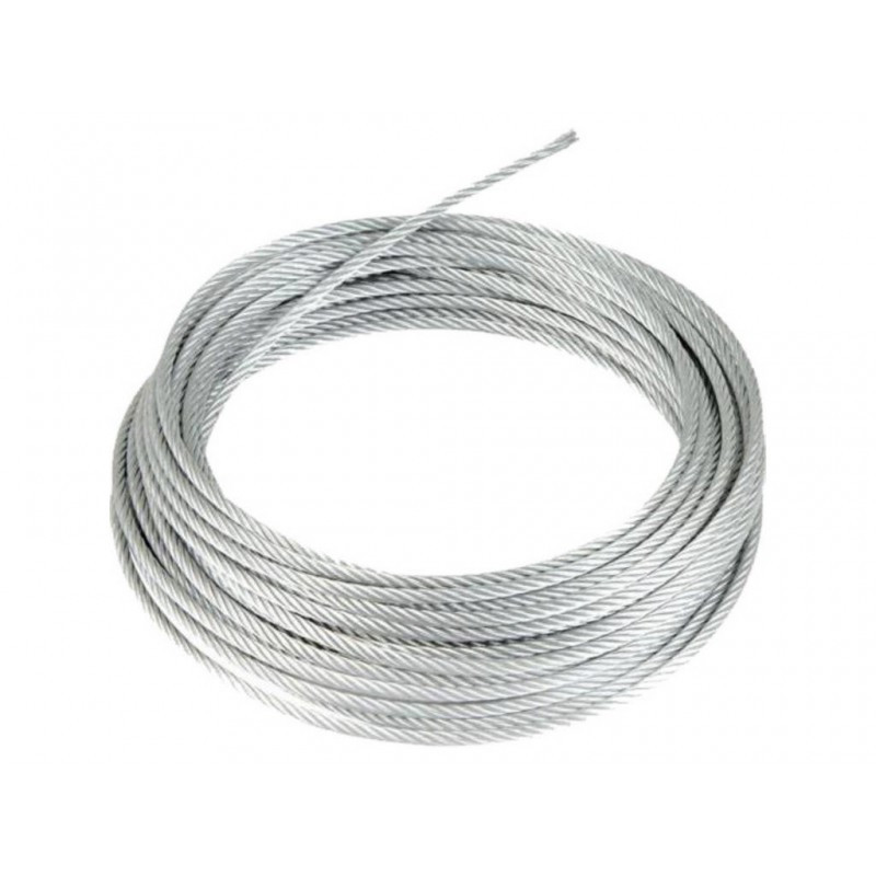 6.0mm x 10mtr (7x7) Wire Rope Zinc - Diamond Industrial Supplies