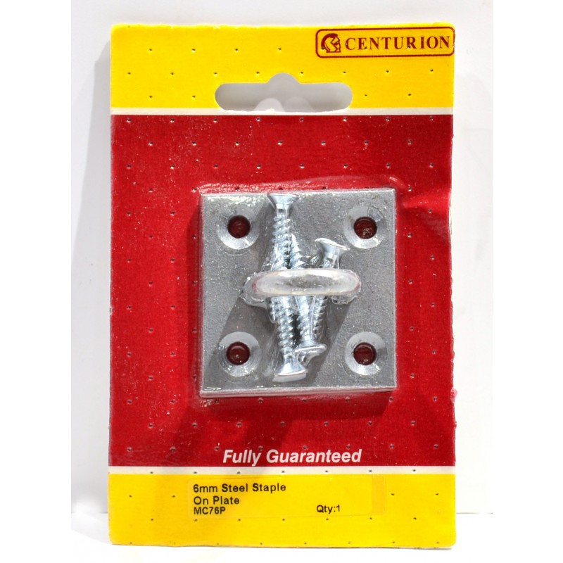 6mm Galvanised Staple On Plate - Diamond Industrial Supplies