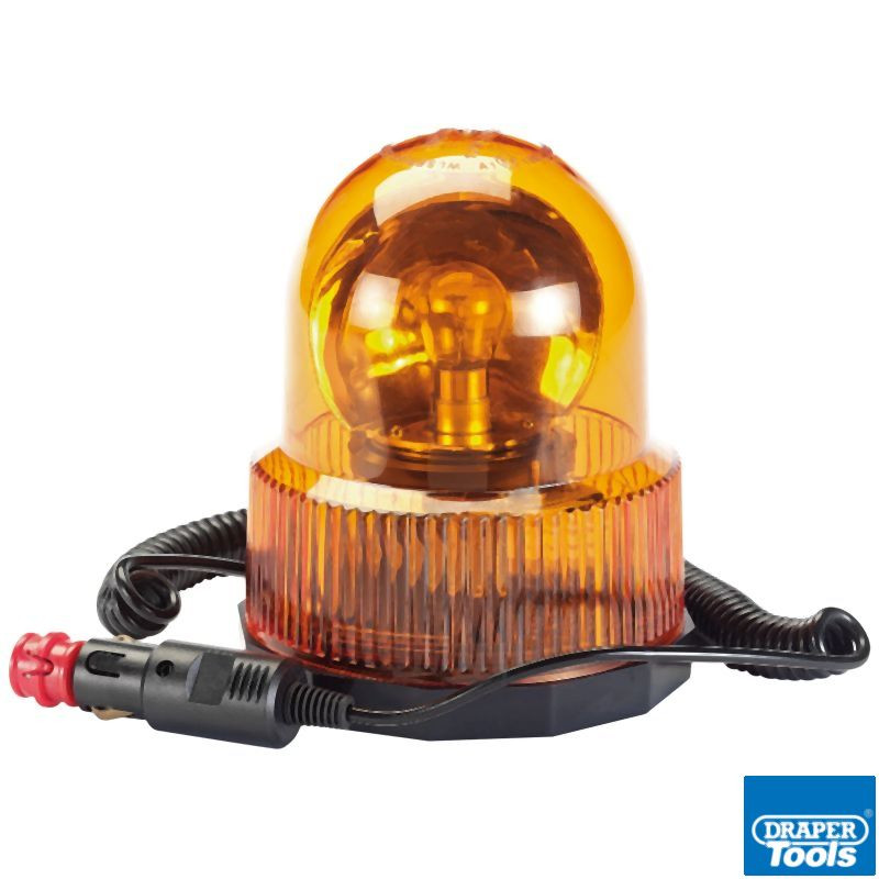 12V Magnetic Base Rotating Beacon - Diamond Industrial Supplies