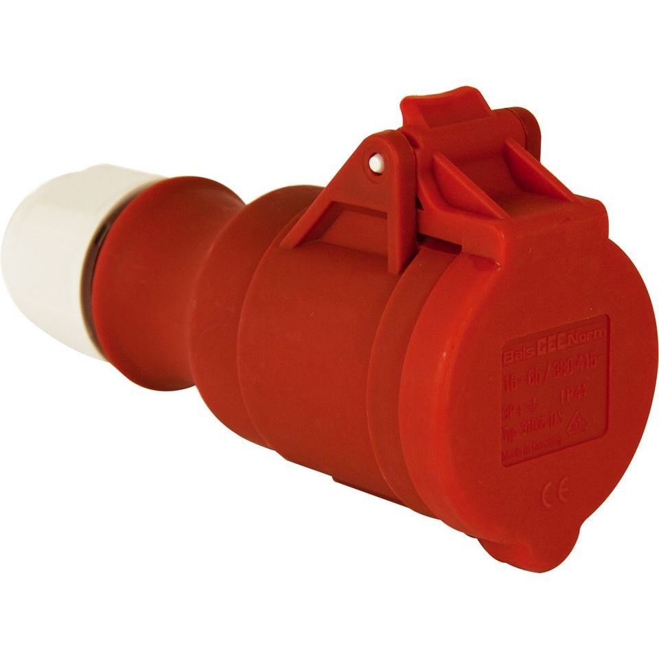 400V 16A Coupler - 5 Pin Red - Diamond Industrial Supplies