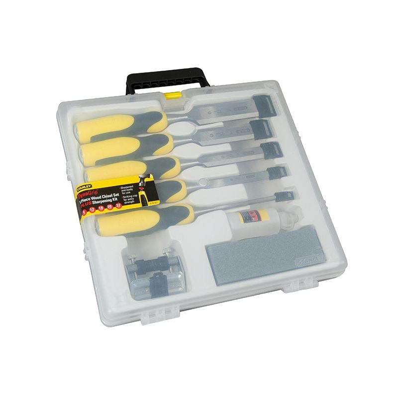 Stanley DynaGrip Chisel & Strike Cap Set 5pce - Diamond Industrial Supplies