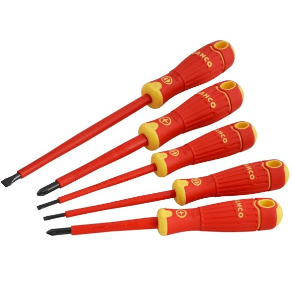 Bahco Fit 1000V Insulated Screwdriver Set 5pce - Diamond Industrial ...