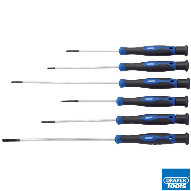 Extra Long Precision Screwdriver Set 6pce - Diamond Industrial Supplies