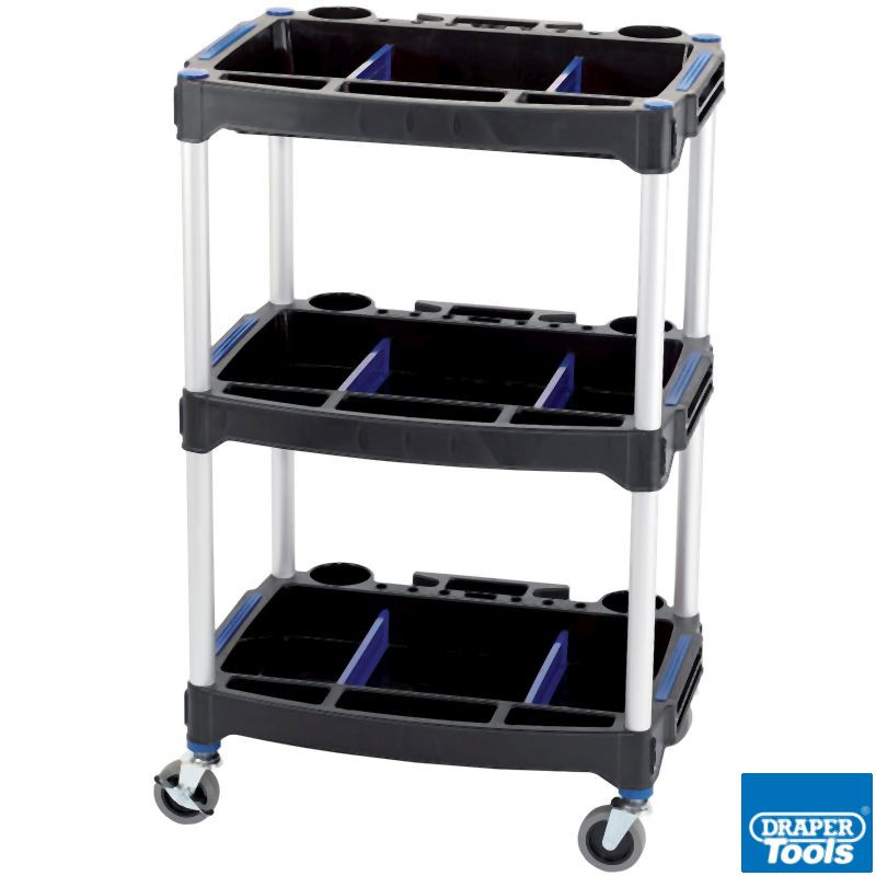 3 Tier Workshop Trolley - Diamond Industrial Supplies