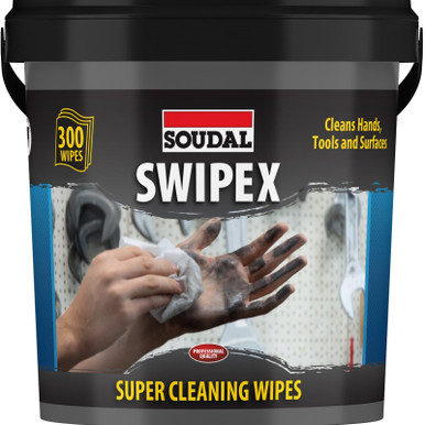 Soudal Swipex 300 Super Cleaning Wipes Mega Value Bucket - Diamond ...