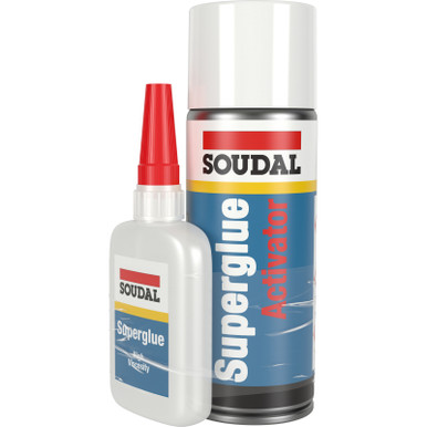 Soudal Mitre Kit Superglue & Activator 100g + 400ml - Diamond ...