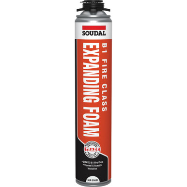 Soudal Trade B1 Fire & Acoustic Expanding Foam Gun Grade 750ml ...
