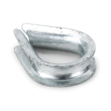 Heart Shaped Wire Rope Thimbles 10mm - Diamond Industrial Supplies