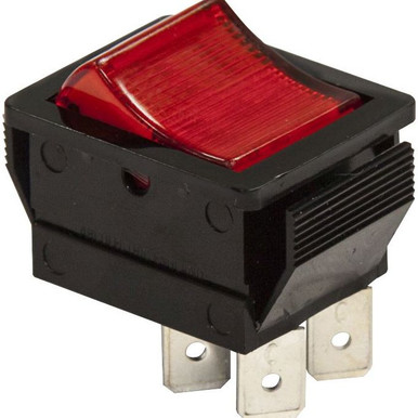 Red Rocker Switch 240V/110V - Diamond Industrial Supplies