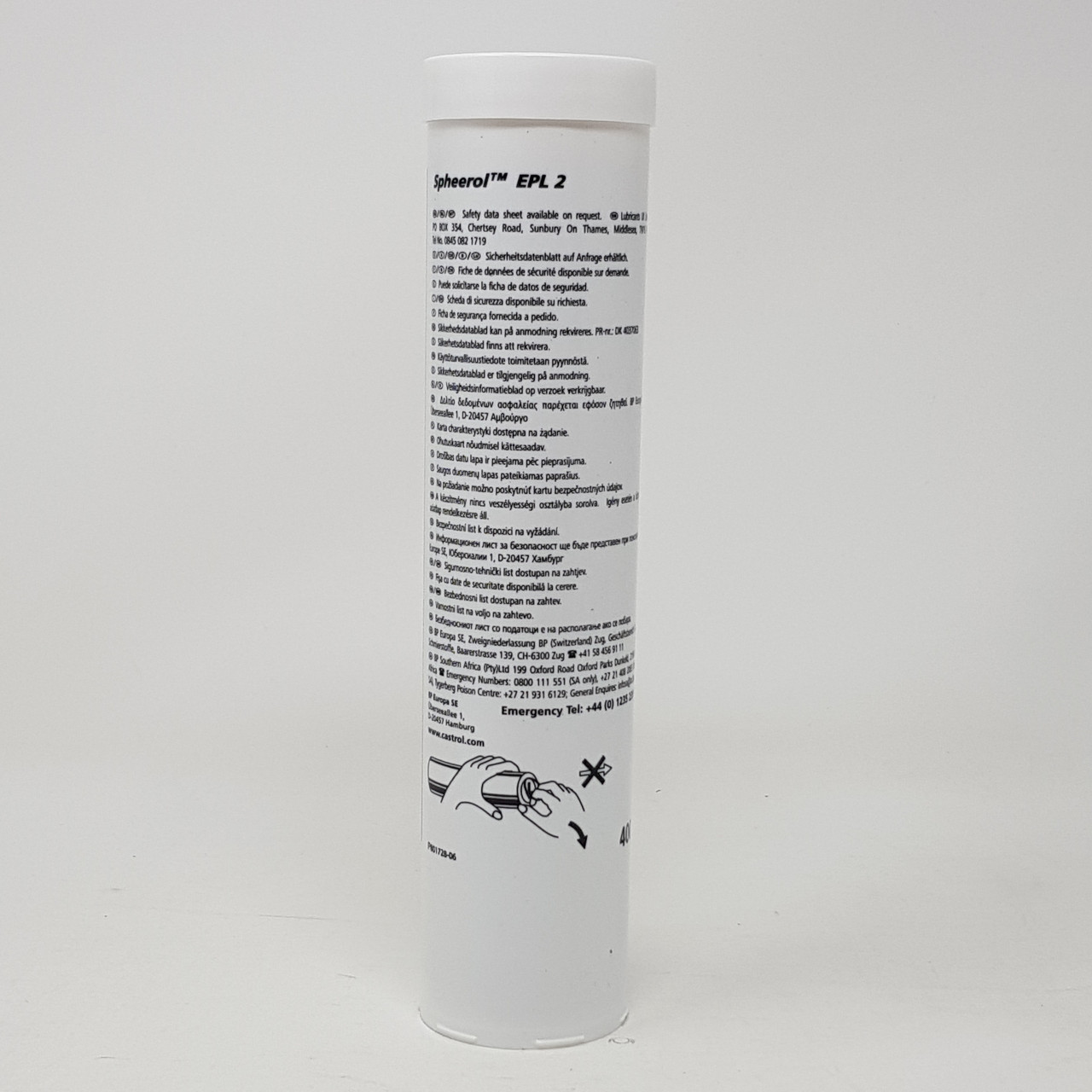 Castrol Spheerol EPL 2 Grease Cartridge 400g