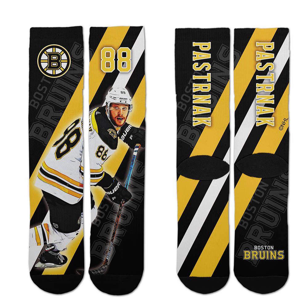 Pastrnak Player Stripe Socks - Boston ProShop