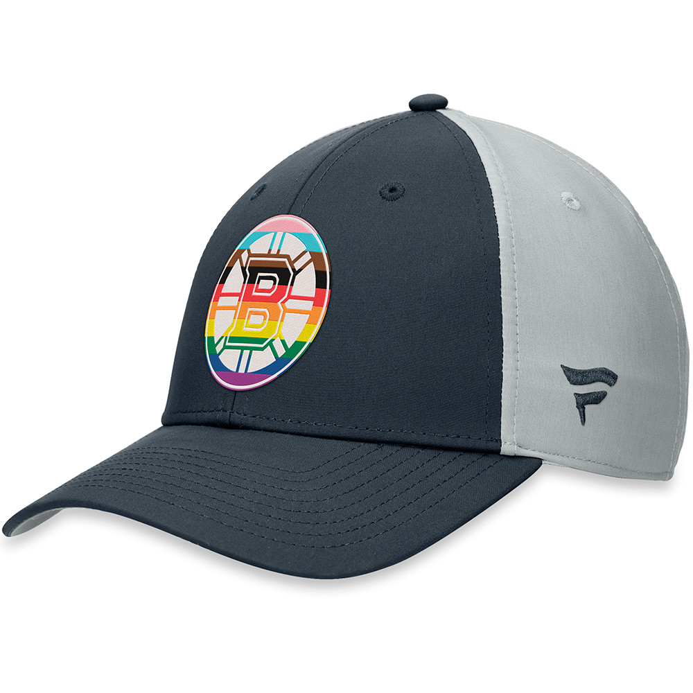 Bruins Authentic Pro Pride Adjustable Gray Cap | Boston Pro Shop
