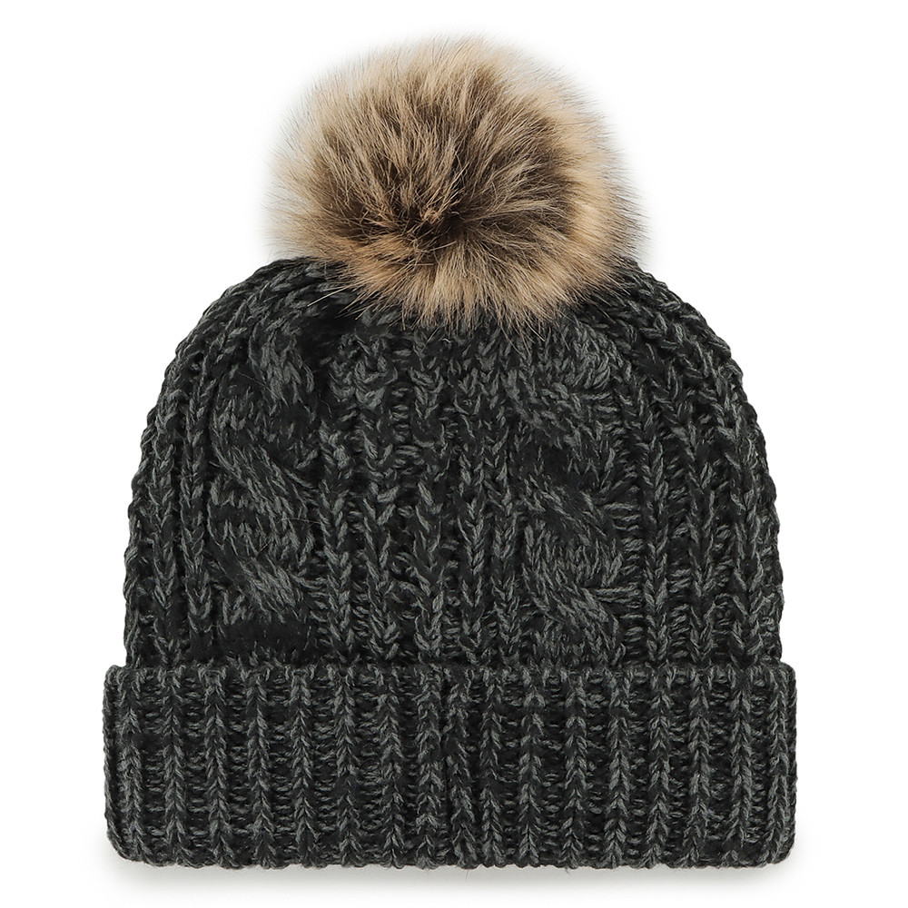 Bruins Ladies '47 Centennial Black Meeko Knit Hat - Boston ProShop
