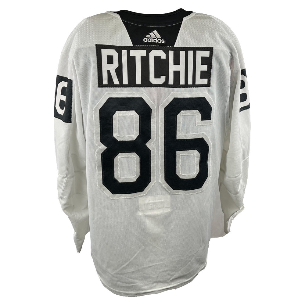 Team-Issued White Prospect Camp Jersey - Ethan Ritchie