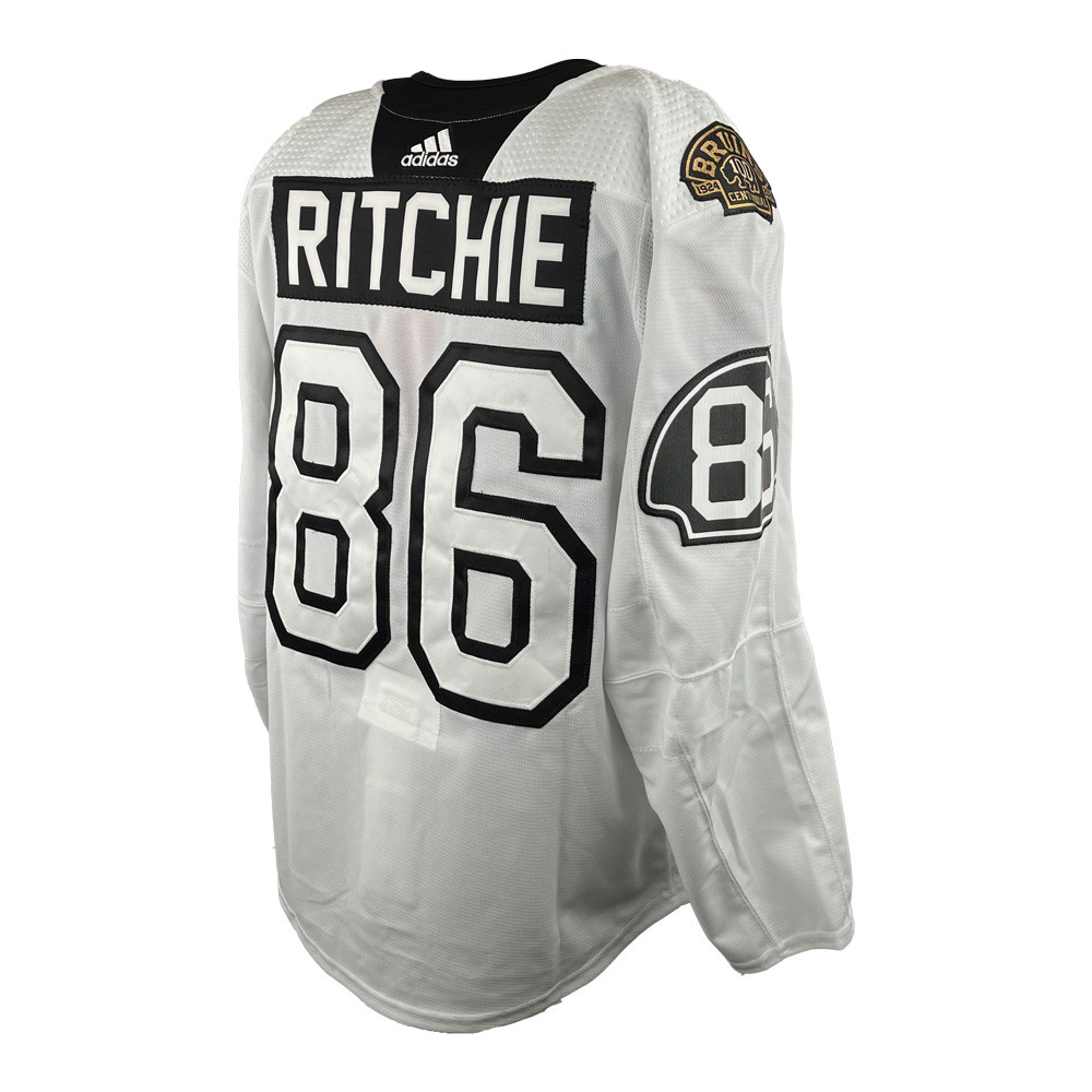 Team-Issued White Training Camp Jersey - Ethan Ritchie