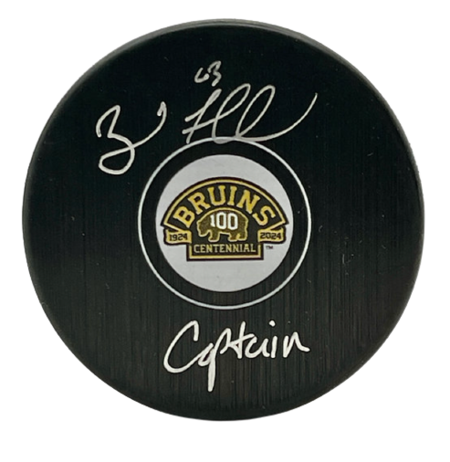 Brad Marchand Signed / Autographed Bruins Centennial Inscribed "Captain ...