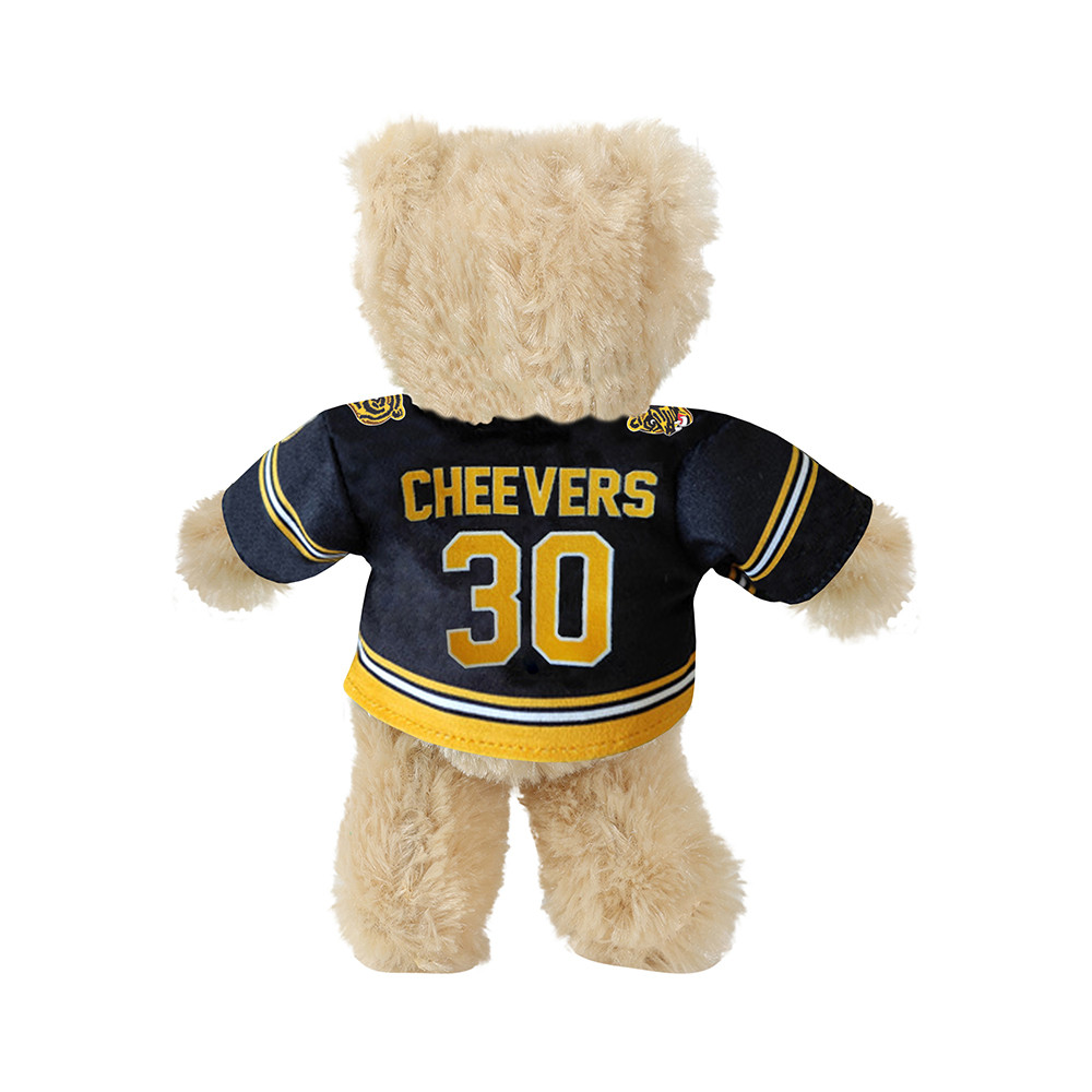 Gerry Cheevers 8" Plush Jersey Bear