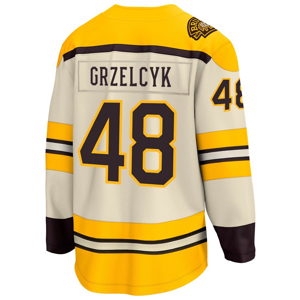 Grzelcyk Centennial Fanatics Breakaway Third Jersey - Boston ProShop