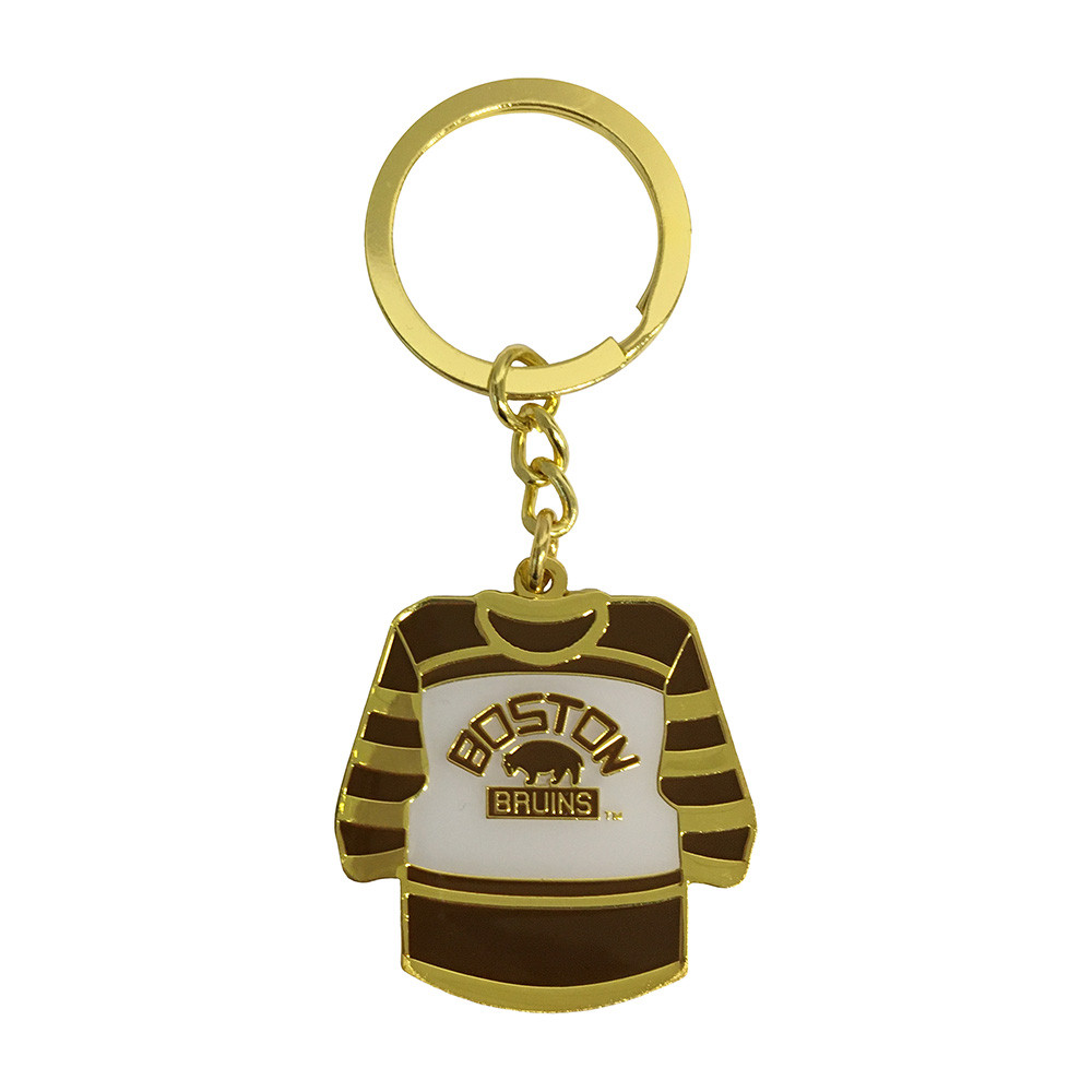 Bruins Centennial Vintage Jersey Reversible Keychain