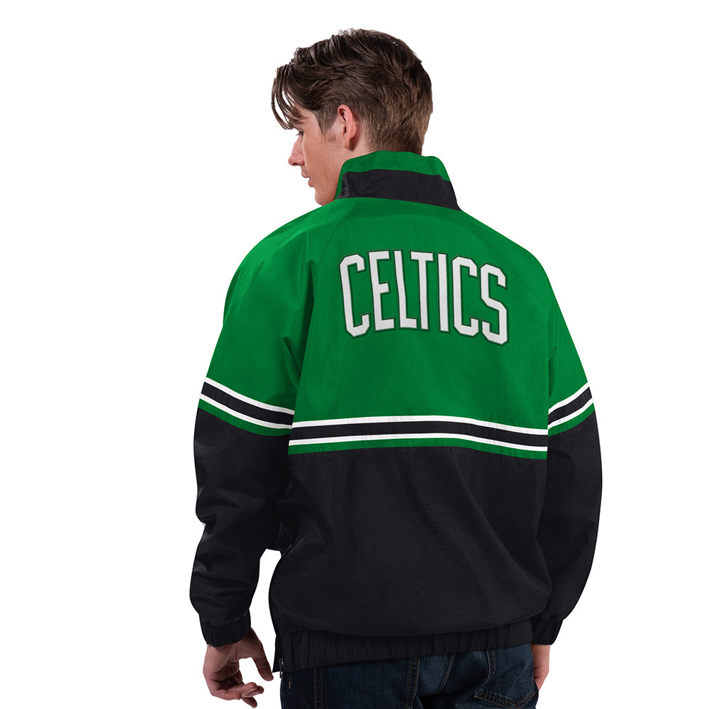 Celtics Starter Hit and Run Half-Zip Pullover Jacket