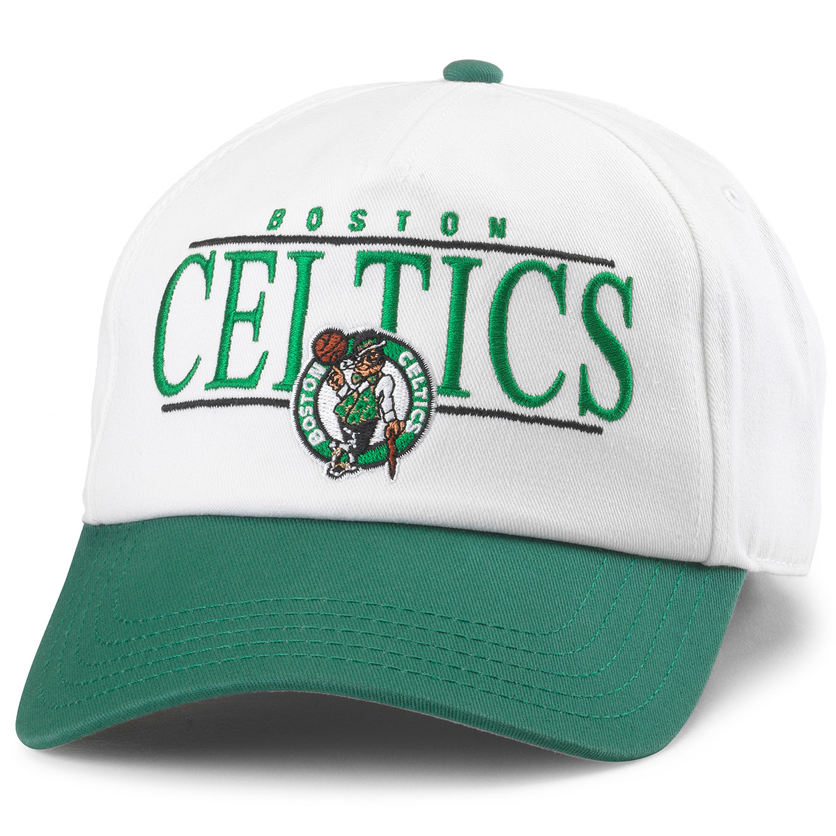 Celtics Nineties White Twill Cap - Boston ProShop