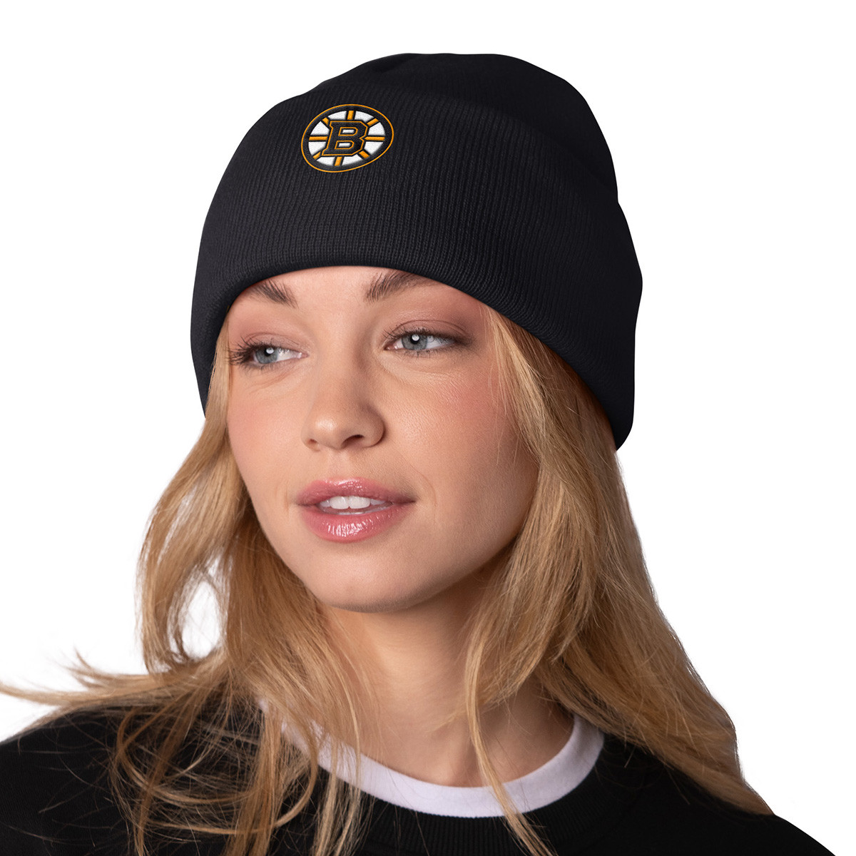 Bruins Starter Black Beanie - Boston ProShop