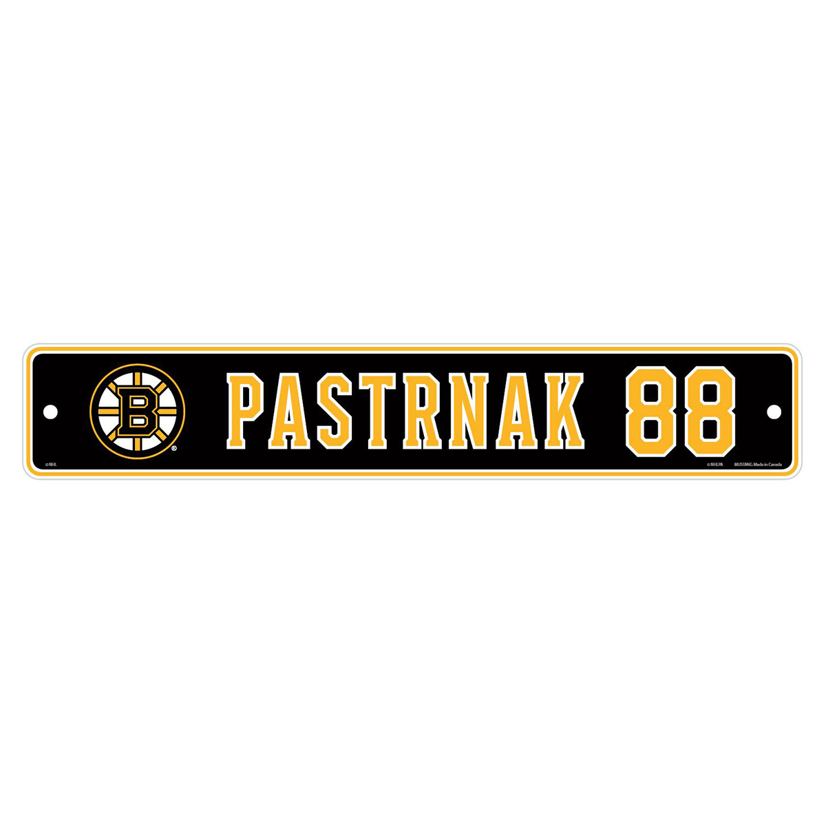 David Pastrnak 4x23 Nameplate Street Sign - Boston ProShop
