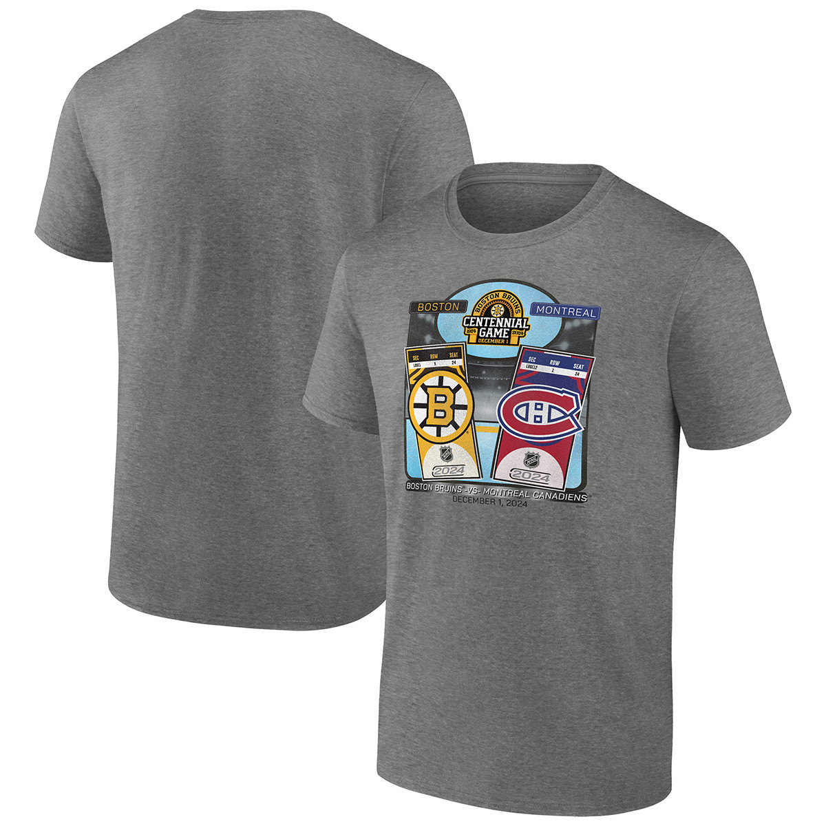 Bruins Centennial Game Dueling Matchup Tee
