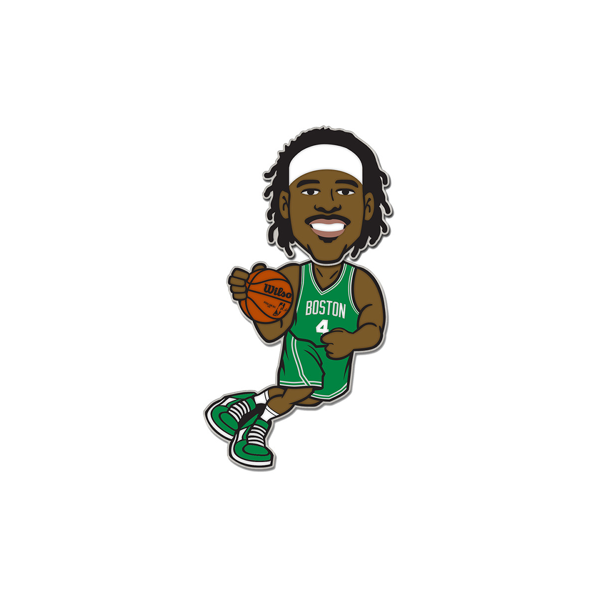 Jrue Holiday Bobblehead Lapel Pin, EXCLUSIVE - Boston ProShop