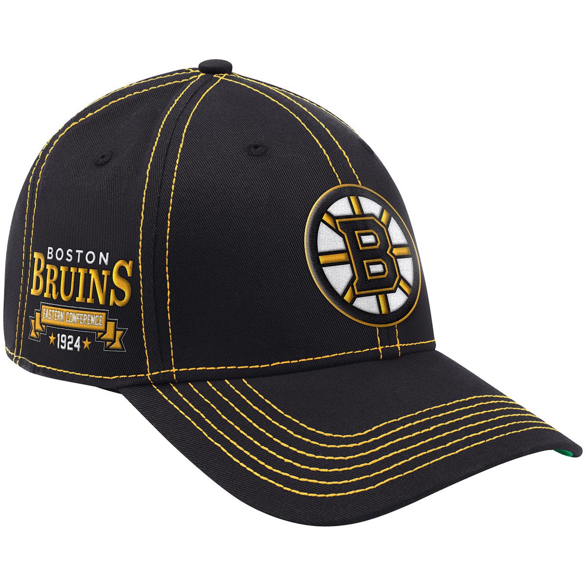 Bruins Starter Curve Black Adjustable Cap - Boston ProShop