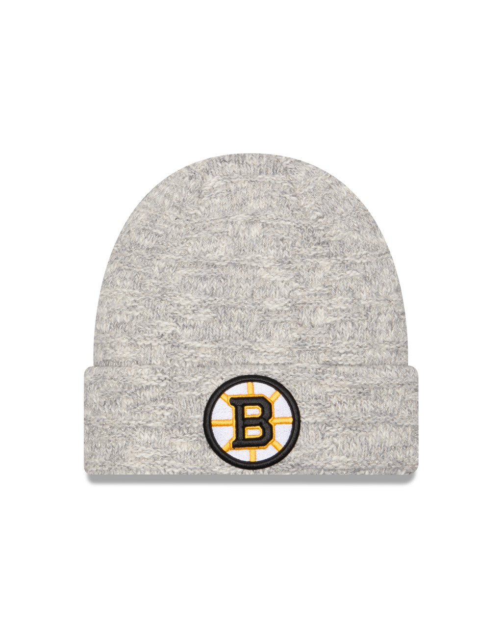 Bruins Ladies Metallic Grey Beanie