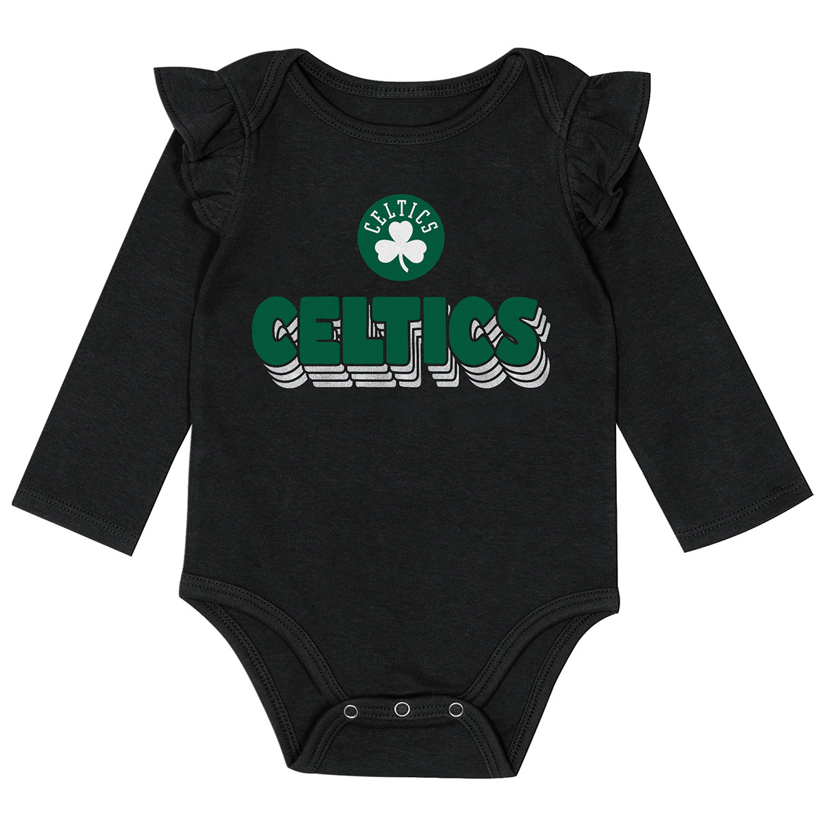 Celtics Newborn Girls Pump Fake Creeper Set