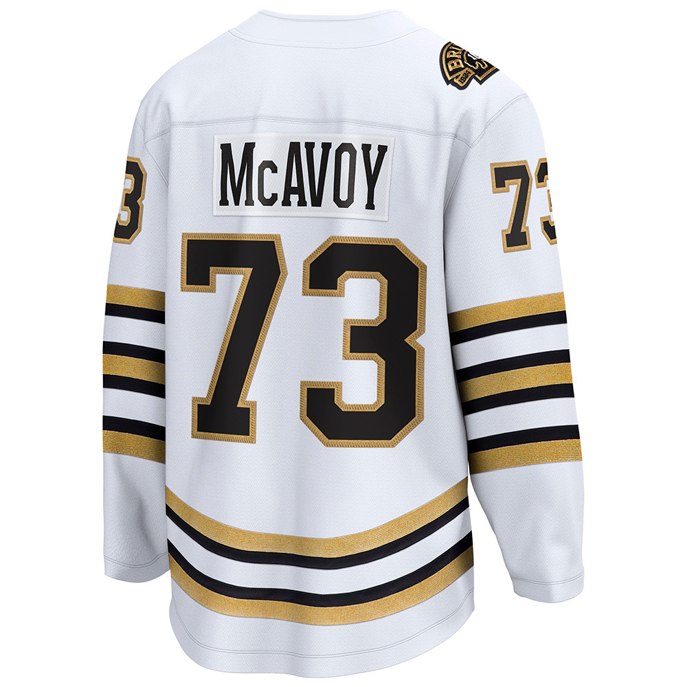 McAvoy Centennial Fanatics Breakaway Away Jersey - Boston ProShop