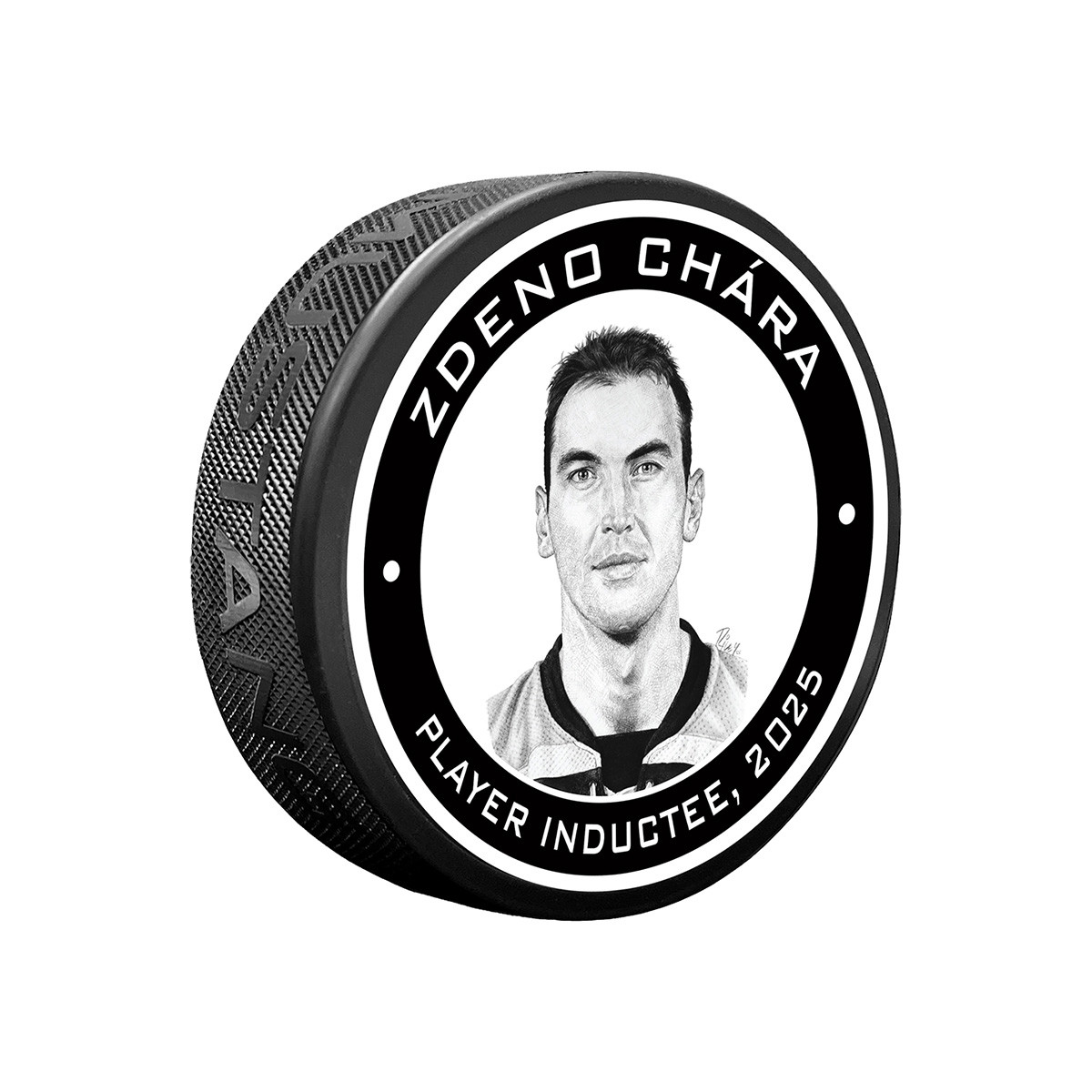 Zdeno Chara Hockey Hall Of Fame Legends Textured Puck