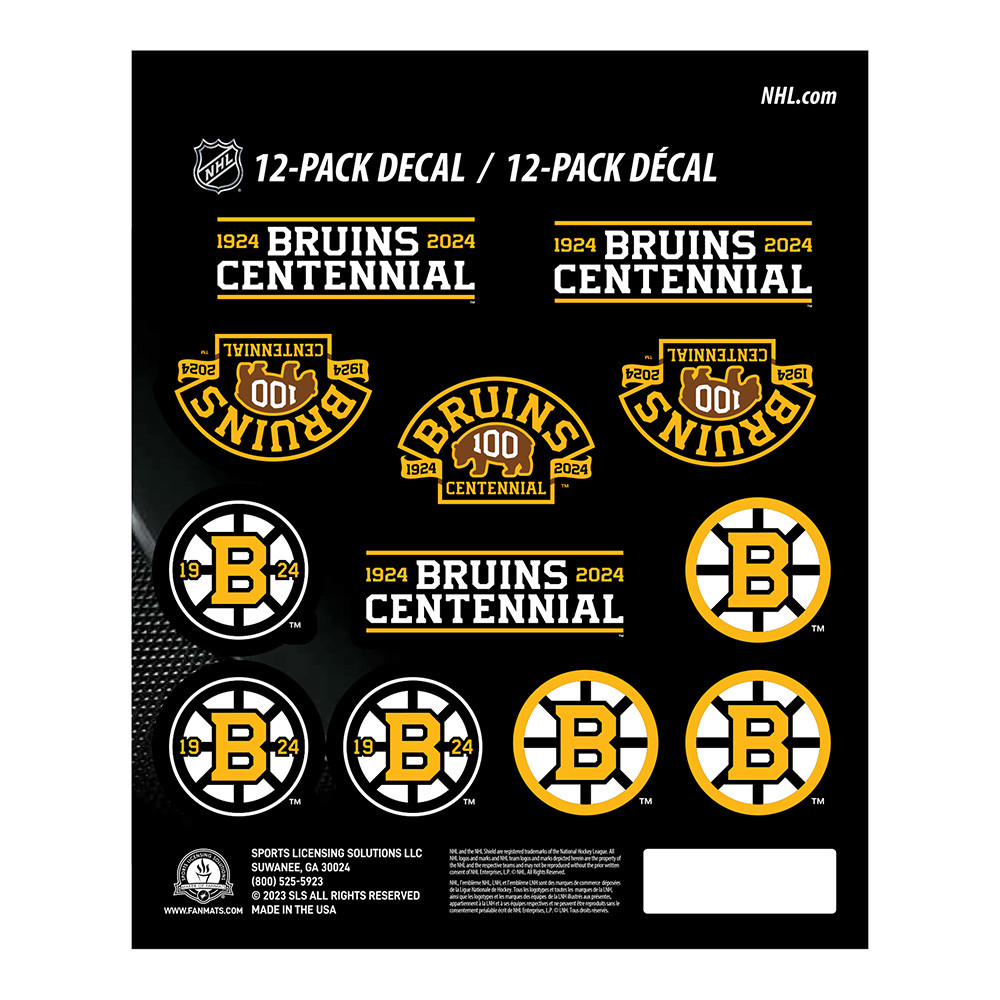 Boston ProShop | Bruins Novelties Decals and Magnets