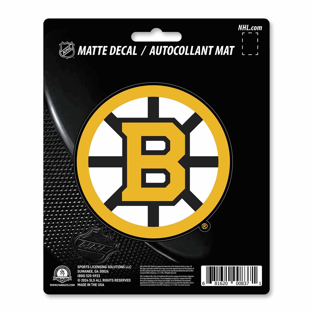 Bruins Primary Logo 5x6 Matte Decal