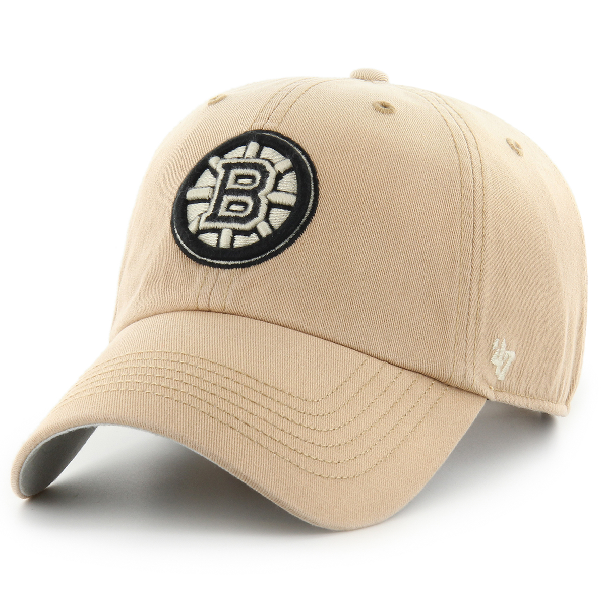 Bruins '47 Dusted Khaki Clean Up Cap - Boston ProShop