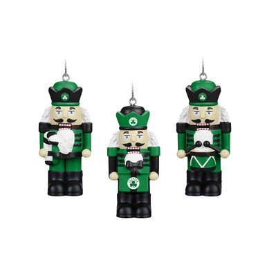 Celtics 3pk Nutcracker Ornament