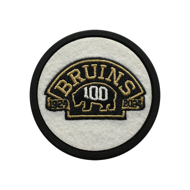 Bruins Centennial Jersey Shoulder Patch Puck