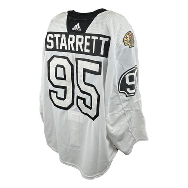 Team-Issued White Training Camp Jersey - Shane Starrett
