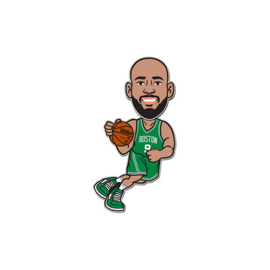 Derrick White Bobblehead Lapel Pin, EXCLUSIVE - Boston ProShop