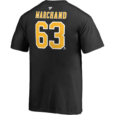 Marchand Name and Number Tee - Boston ProShop