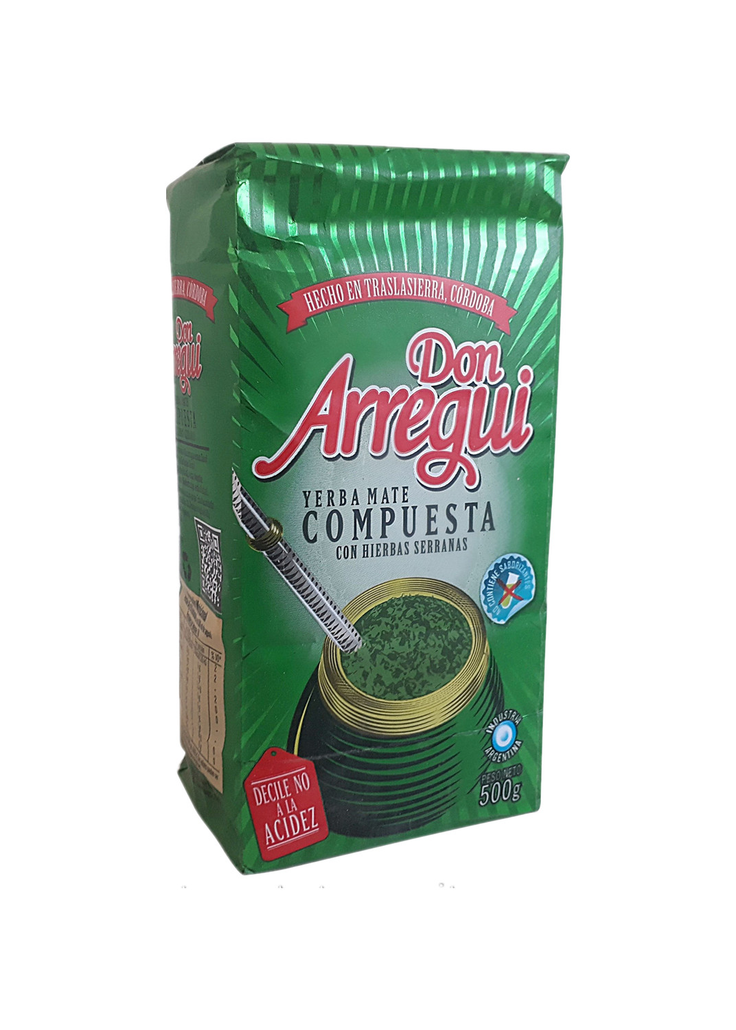 Don Arregui Yerba Mate Compuesta, 500 g / 1.1 lb