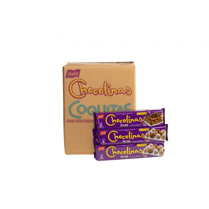 Chocolinas Galletitas de Chocolate, 6.6 kg / 233 oz (caja con 25 unidades)