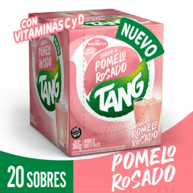 Tang Jugo en Polvo Sabor Pomelo Rosado, 15 g / 0.52 oz ea (caja con 20 ...