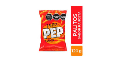 Pep Palitos Sabor Panceta, 120 g / 4.23 oz