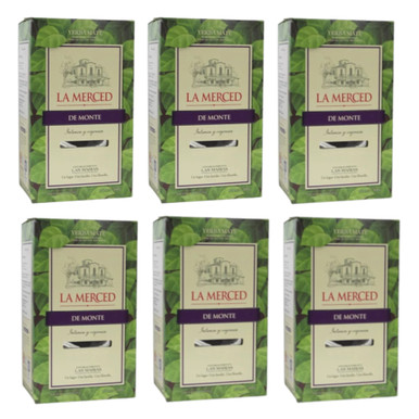 La Merced Yerba Mate de Monte, 500 g / 1.1 lb ea (caja con 6 unidades)