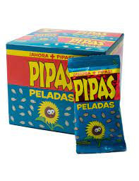 Pipas Semilla de Girasol Peladas, 500 g / 1.1 lb (caja con 20 unidades)