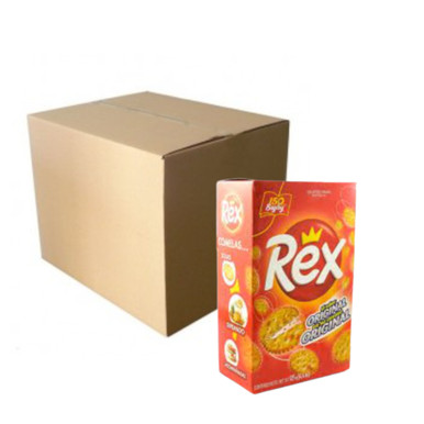 Rex Galletitas/Snack Envase Original, 2 kg/ 70.54 oz (caja con 16 unidades)